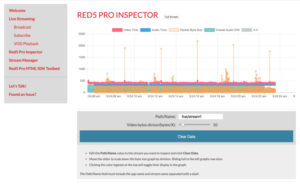 Inspector Webapp - Red5